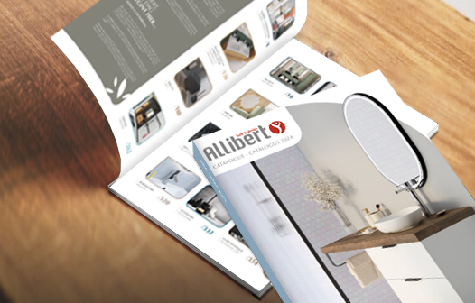 Allibert: ontwerper van badkamers, meubelen, douches, wc-brillen...